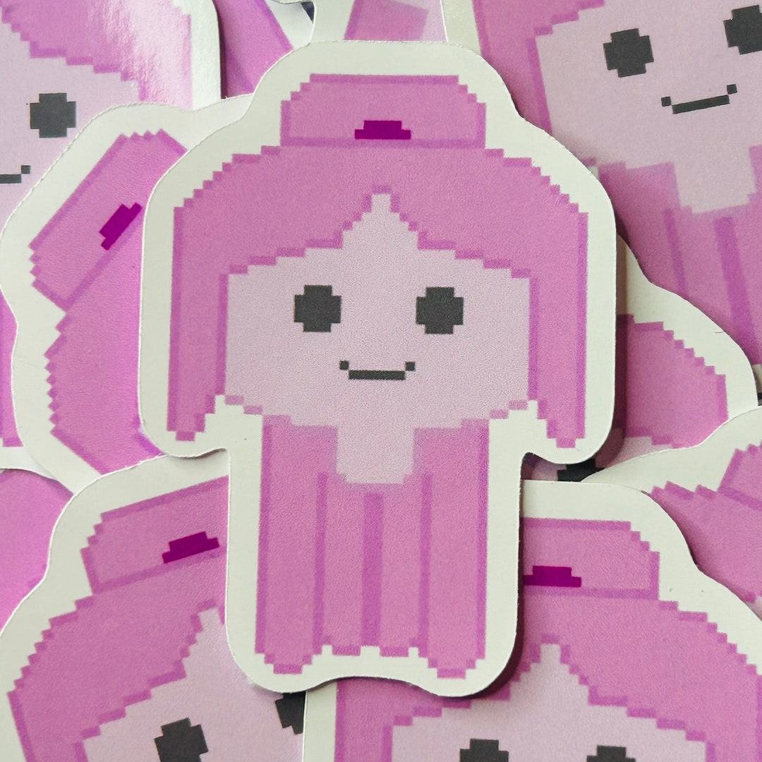 Cute Pixel Adventure Time Princess Bubblegum Sticker | Adventure Time ...