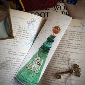 Wizard Magic World Print Bookmark CANVAS SET 3 Felix Felicis ...