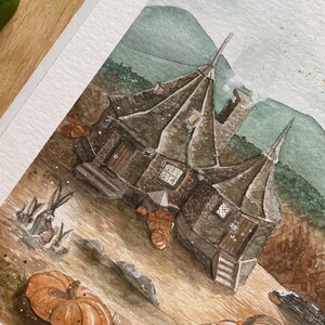 Wizard Magic World Print Signed- the Hut, Fall Vibes - Halloween ...
