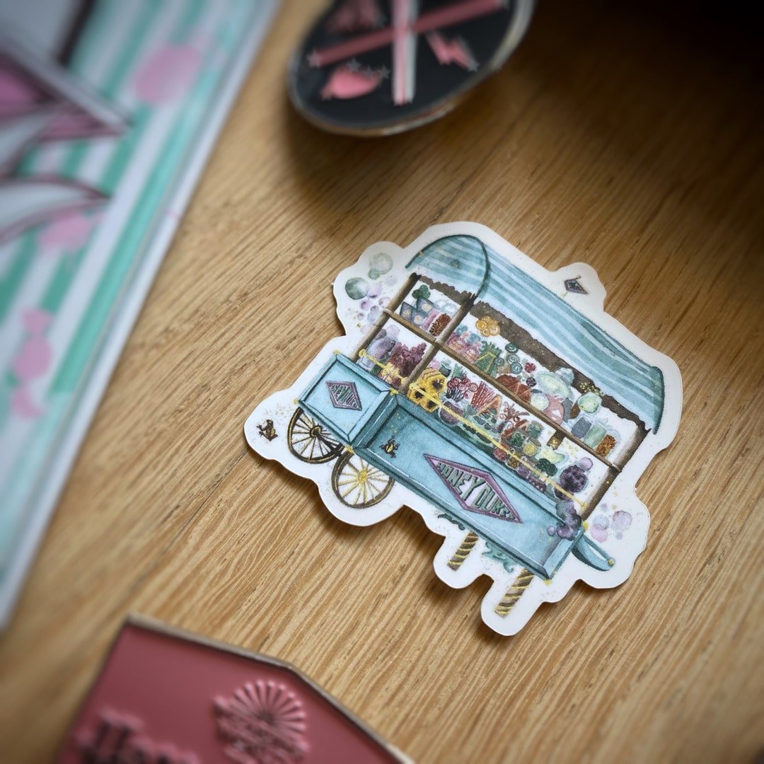Wizard Magic World Sticker - Candy Cart - Chocolate Frogs - Etsy