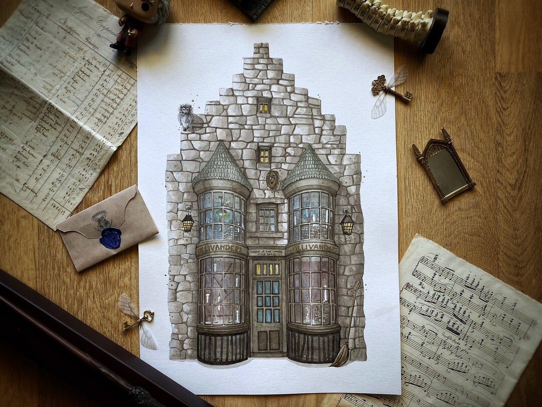 Wizard Magic World Signed, Numbered Print - Magic Shop Series - Magic ...