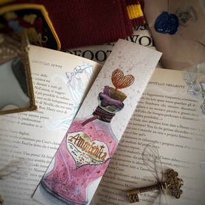 Wizard Magic World Print Bookmark CANVAS SET 3 Felix Felicis ...