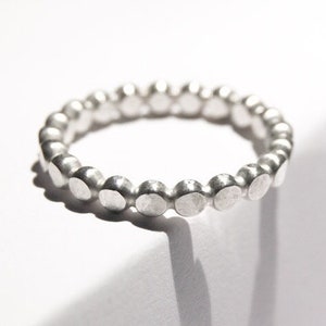 Sterling Silver Bubble Ring Sterling Silver Oxidized Ring - Etsy
