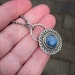 Handmade Sterling Silver Kyanite Pendant – Boho Silver Necklace ...