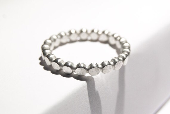 Sterling Silver Bubble Ring Sterling Silver Oxidized Ring - Etsy