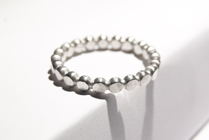 Sterling Silver Bubble Ring Sterling Silver Oxidized Ring - Etsy