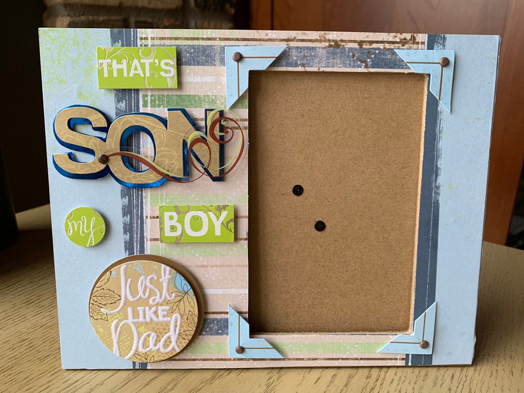 Son Picture Frame Boy Picture Frame Son That's My Boy - Etsy