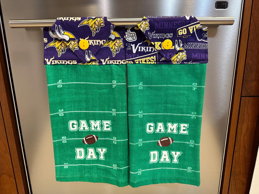 Minnesota Vikings Towel, Game Day, Kitchen Towel, Hand Towel, NFL, NFL ...