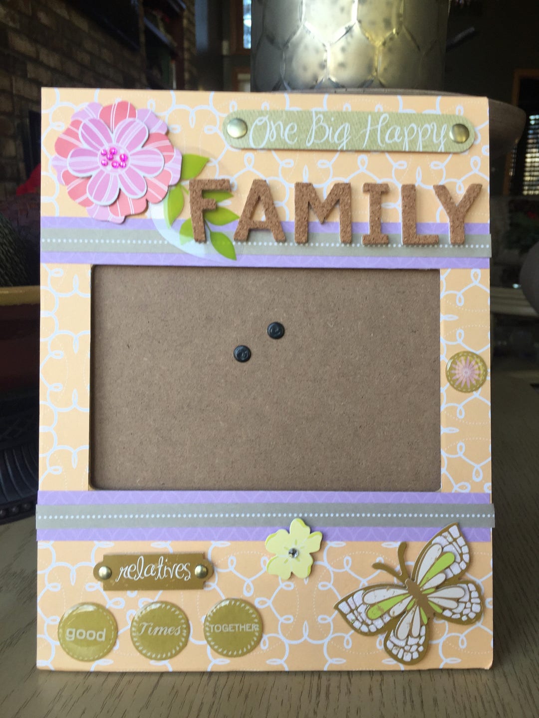 Family Picture Frame, One Big Happy Family, Relatives, Good Times ...