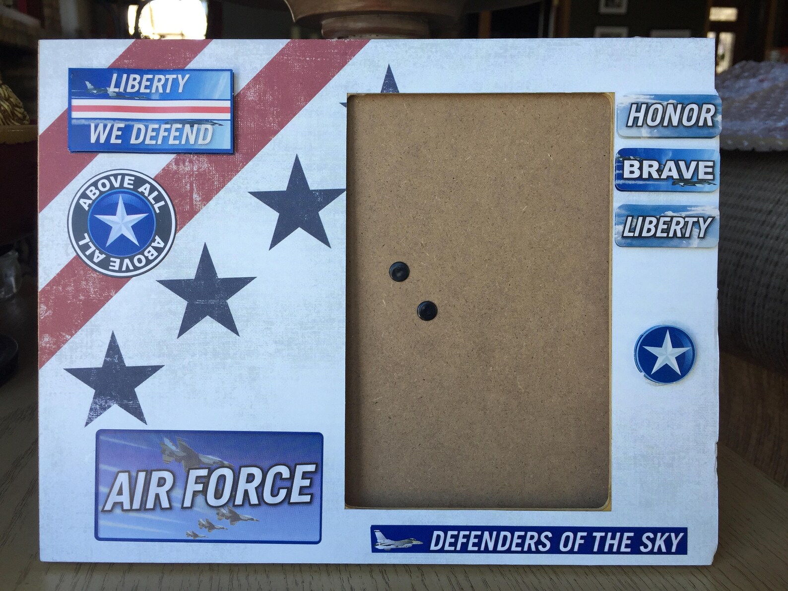 Air Force picture frame U.S. Air Force United States Air | Etsy