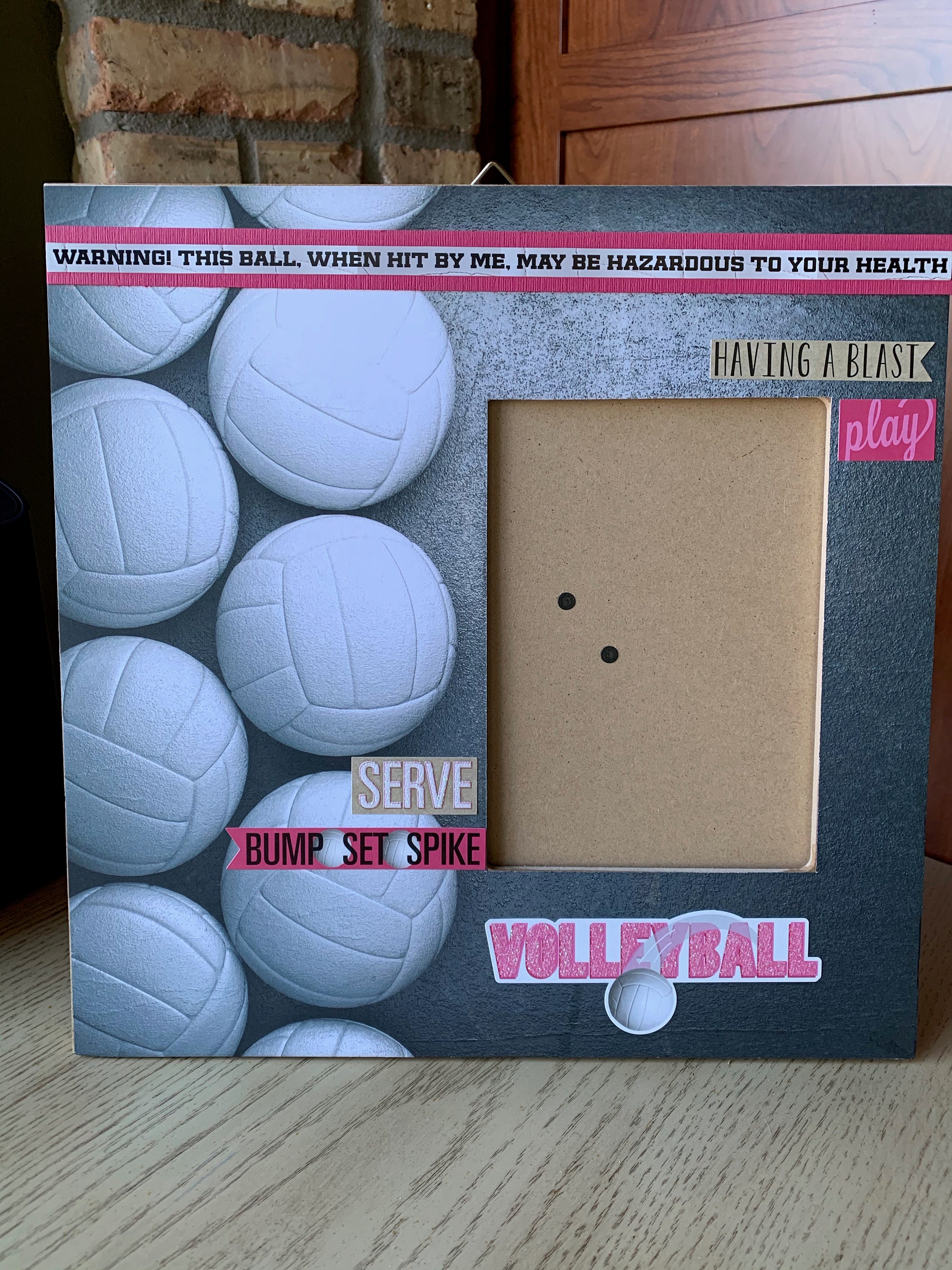 Volleyball Volleyball picture frame A way of life team | Etsy