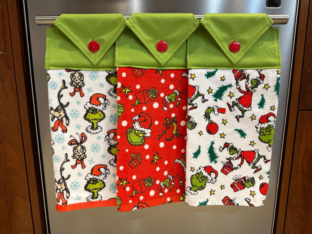 Grinch, Grinch Towel, Grinch, Cindy Lou Who, Max the Dog, the Grinch ...