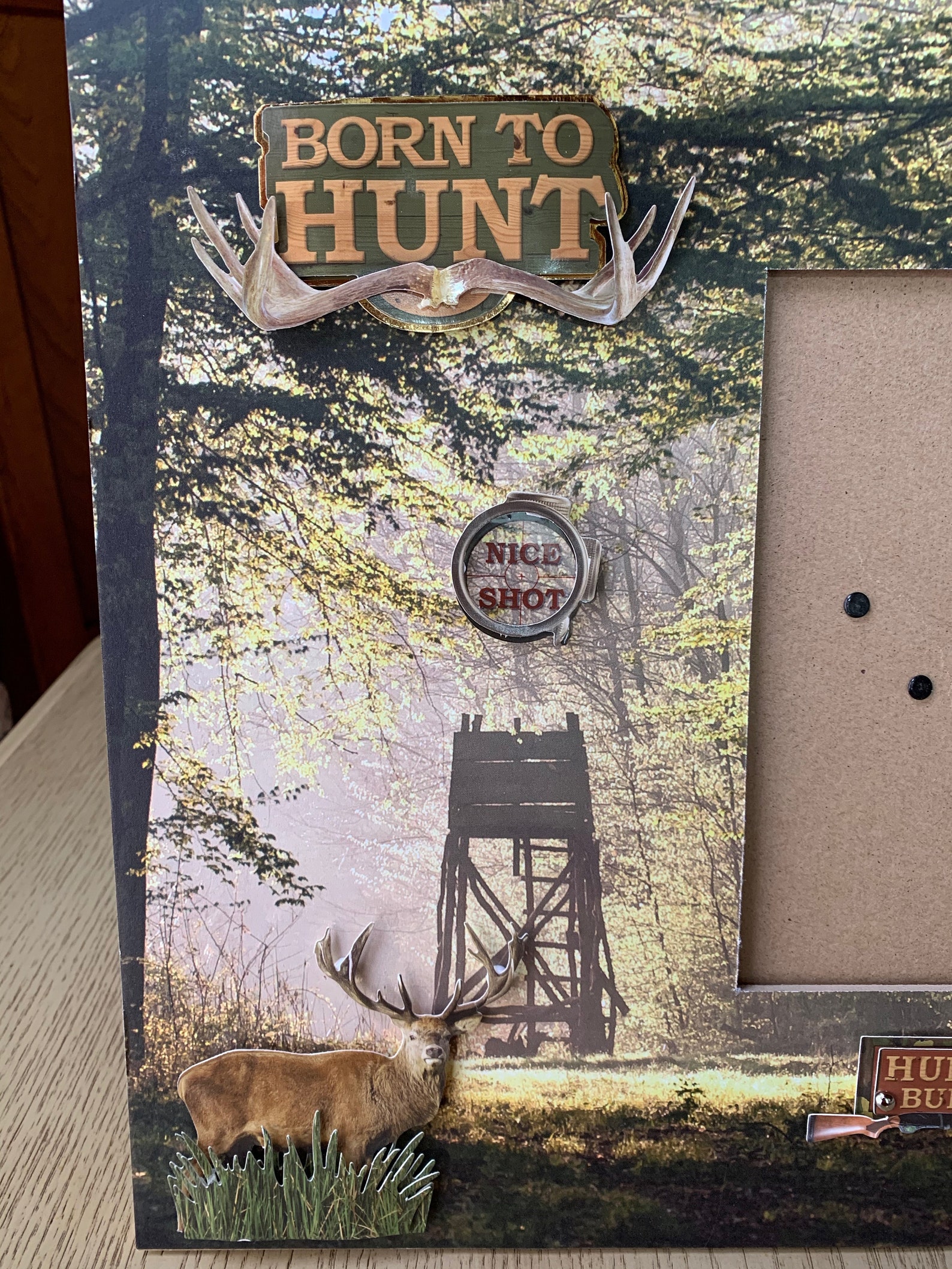 Hunting Picture Frame, Hunting Season, Deer Hunting Frame, First Deer ...