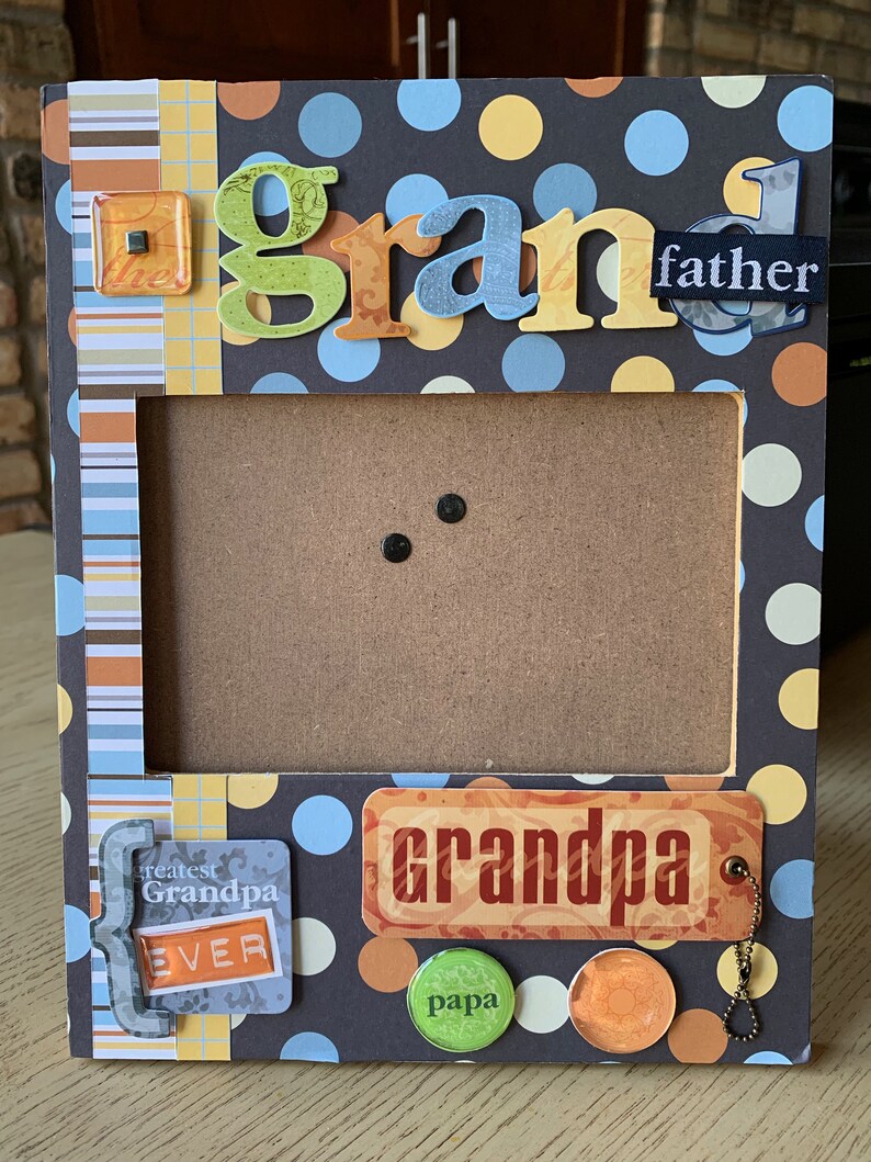 Grandpa Grandfather Grandpa Picture Frame Gift for Grandpa | Etsy