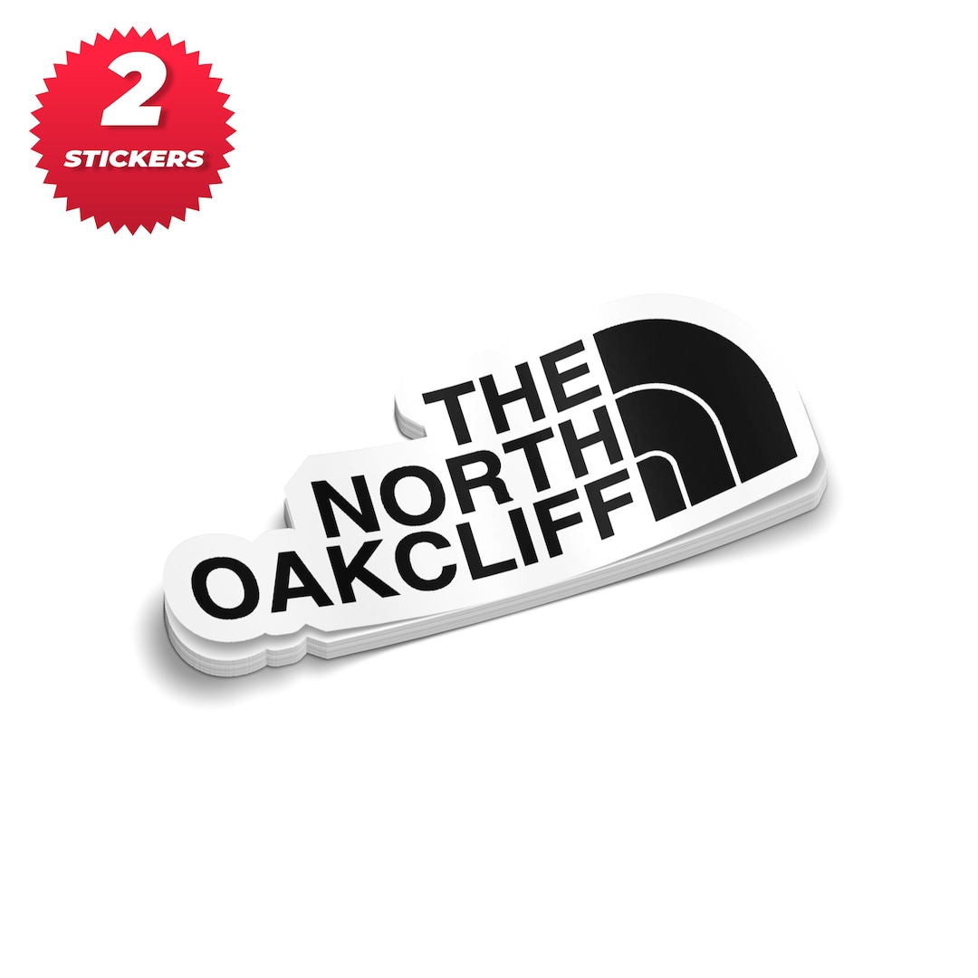 Set of 2 Stickers = North Oak Cliff : Decal/stickers • Full Color ...