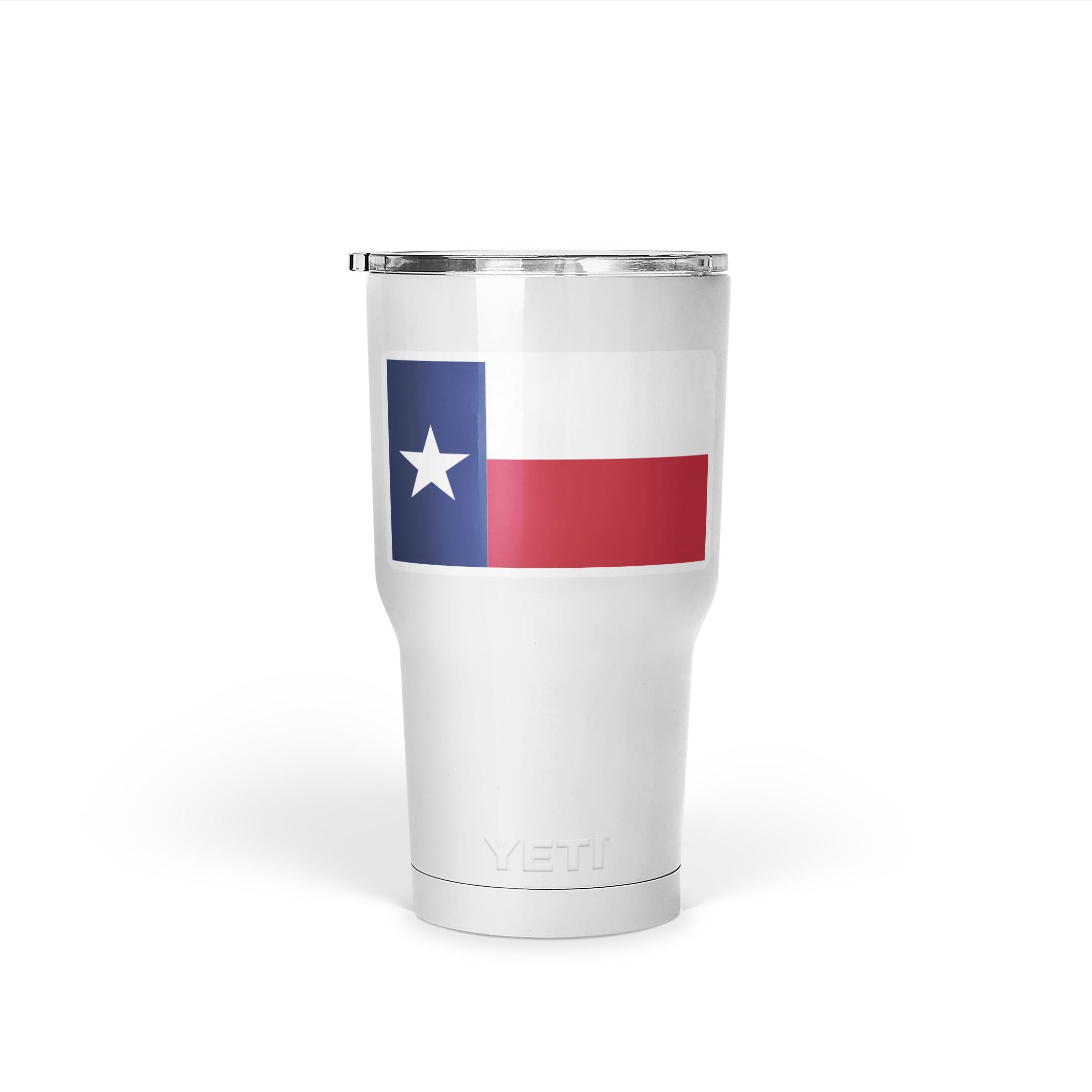 Set of 2 Stickers = Texas Flag: Decal/stickers • Full Color • Double UV ...