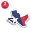 Set of 2 Stickers = Texas Flag: Decal/stickers • Full Color • Double UV ...