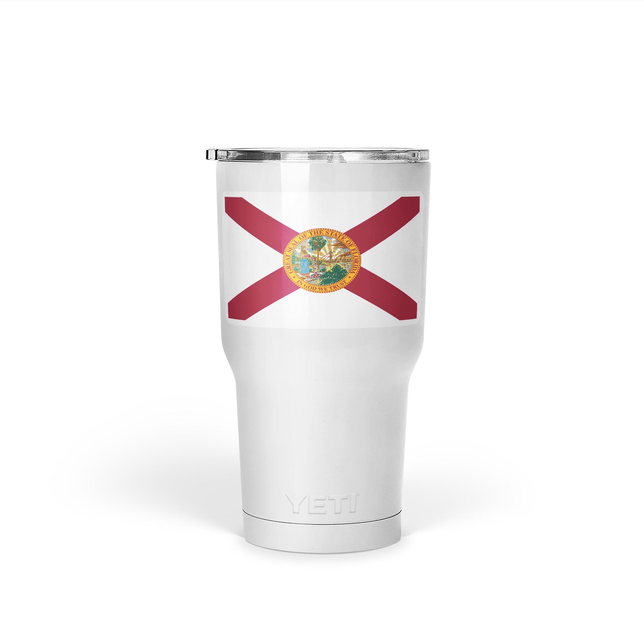 Set of 2 Stickers = Florida Flag: Decal/stickers • Full Color • Double ...