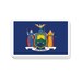 Set of 2 Stickers = New York Flag: Decal/stickers • Full Color • Double ...