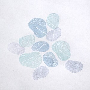 Three Stones River Pebble Stamp Hand Carved - Etsy