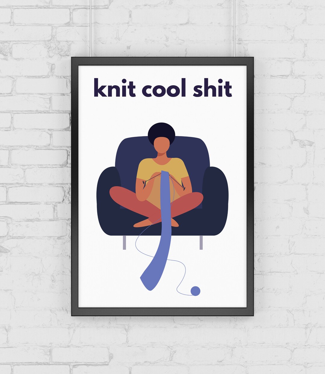 Knit Some Shit Posters Bold & Proud Collection up to 30 X - Etsy