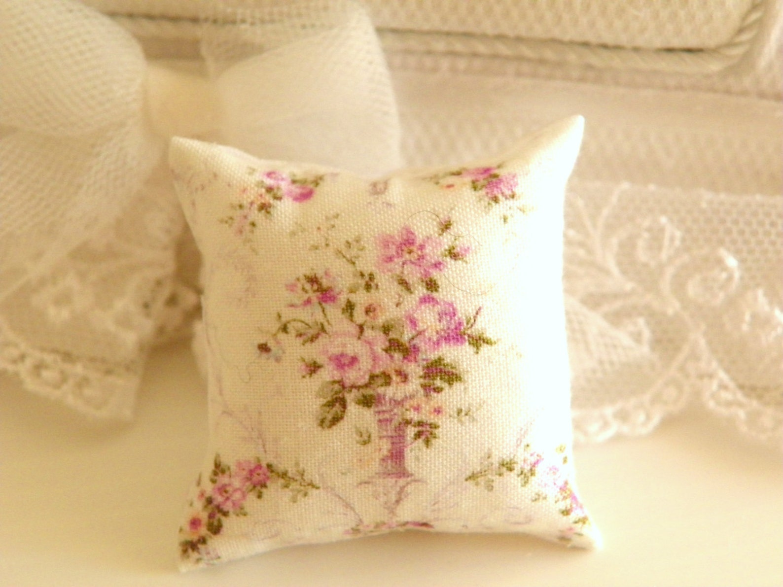 Dollhouse Miniatures Pillow - Etsy