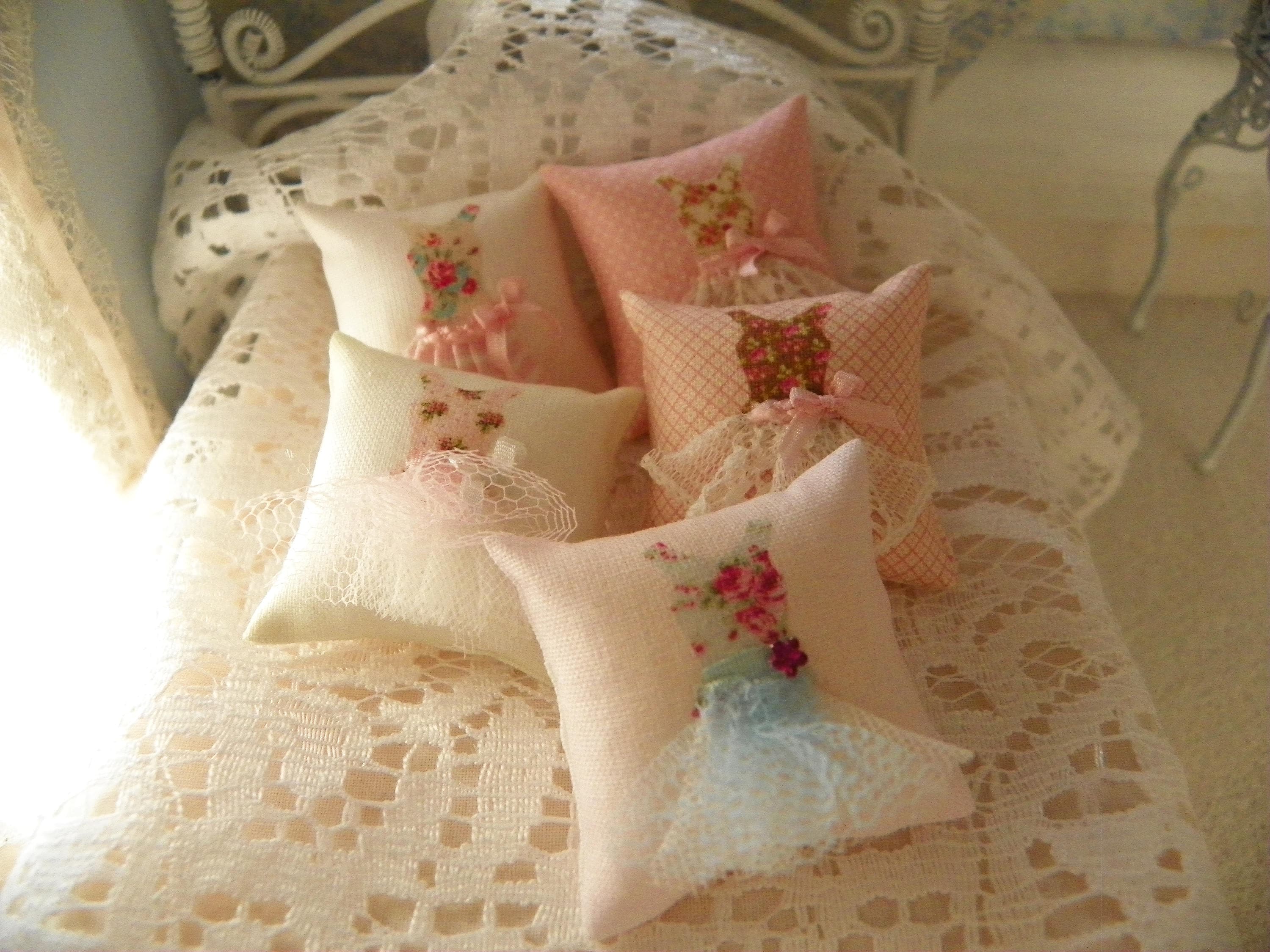 Dollhouse miniatures pillow | Etsy