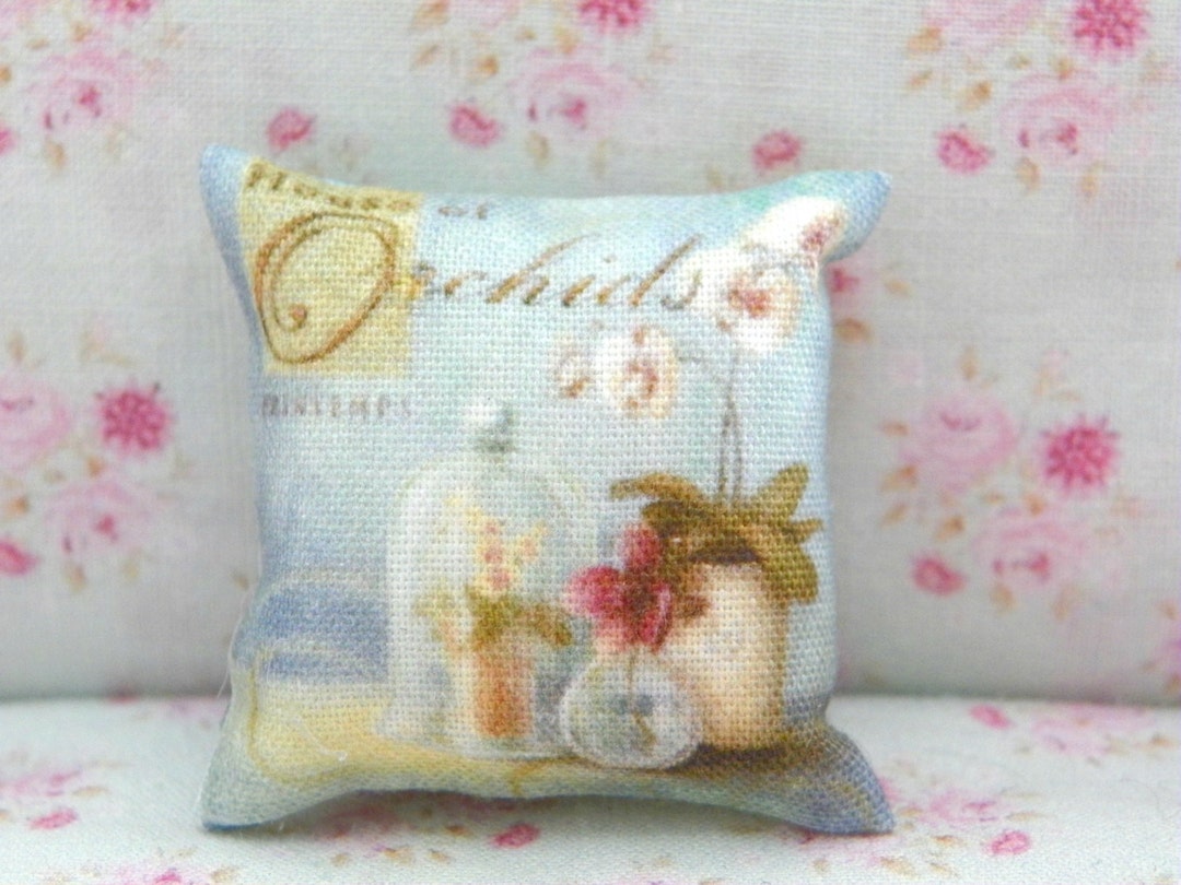 Dollhouse Miniatures Pillow - Etsy