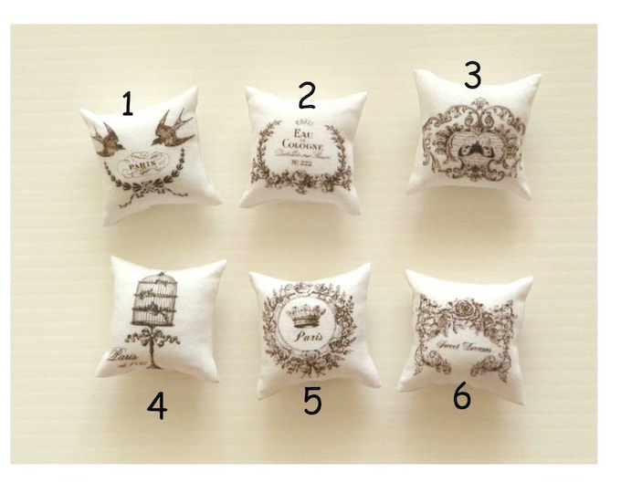 Dollhouse Miniatures Pillow - Etsy