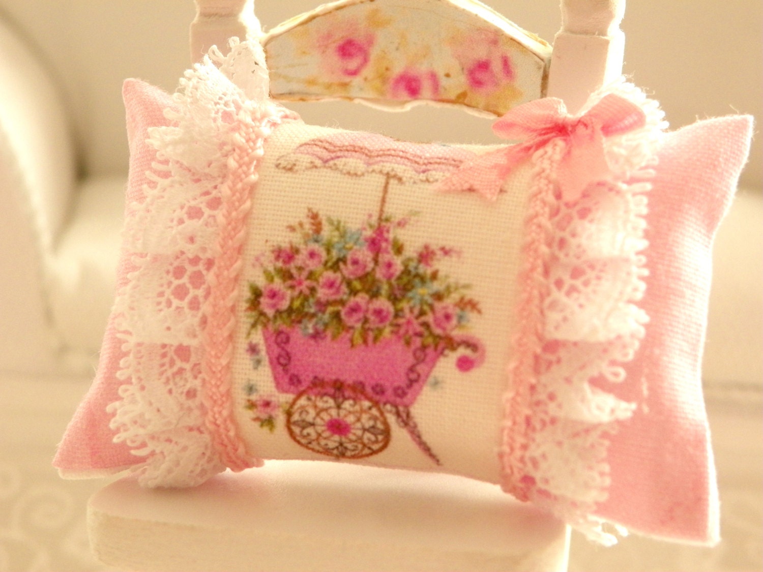 Dollhouse Shabby Chic Miniatures Pillows - Etsy