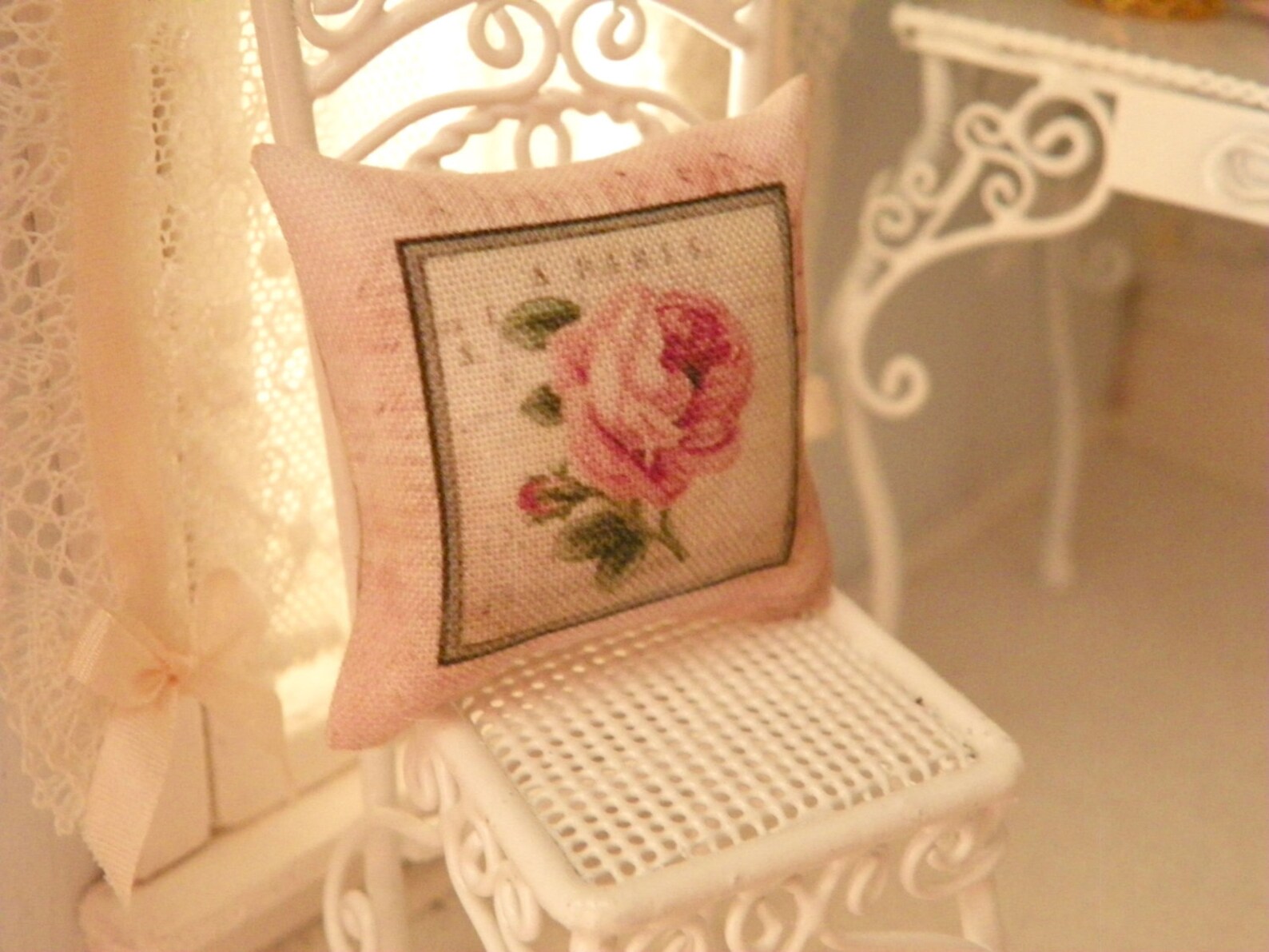 Dollhouse Miniatures Pillow - Etsy
