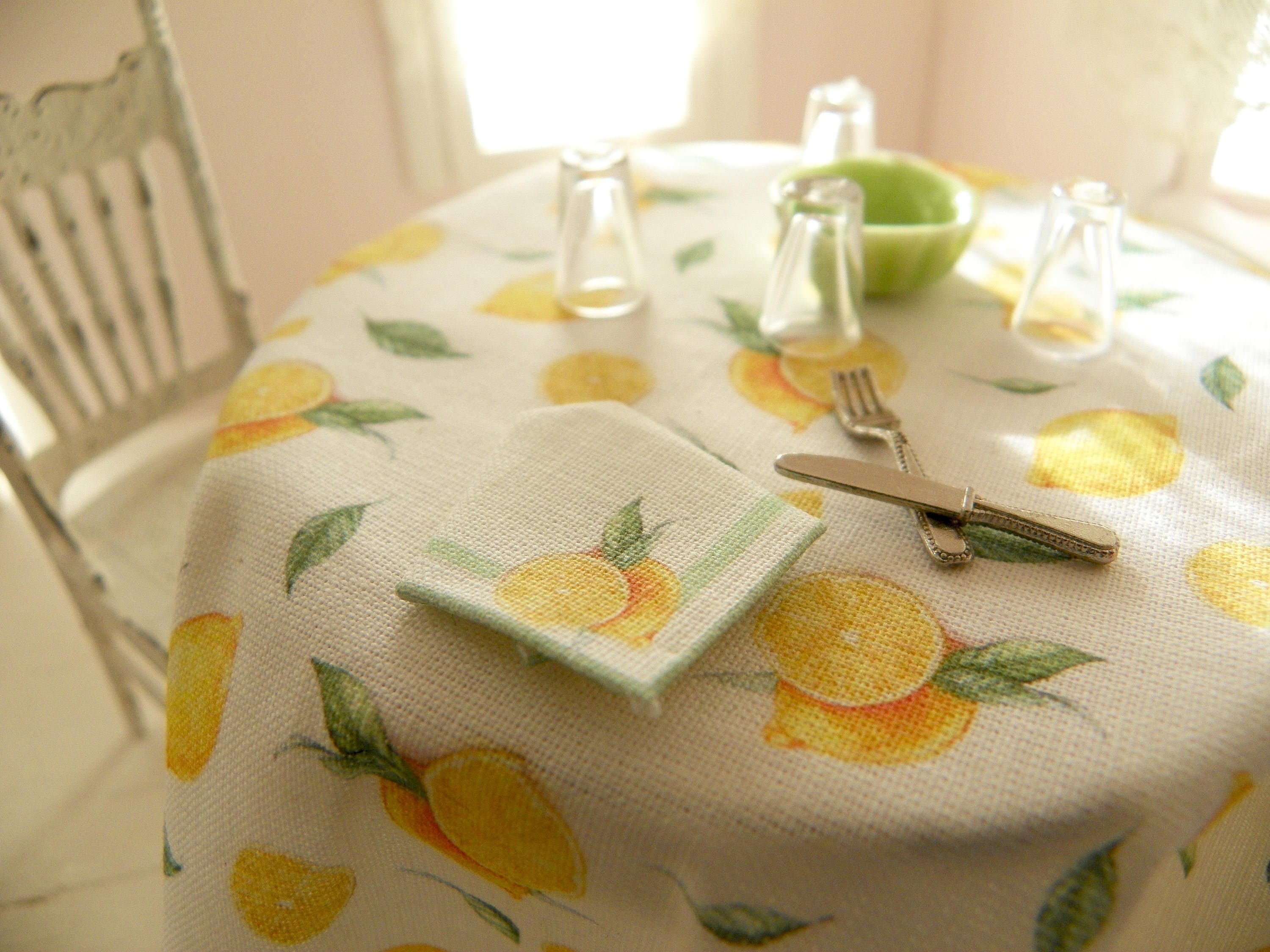 Miniature Dollhouse Tablecloth for the Kitchen Table/ 1/12 Scale - Etsy