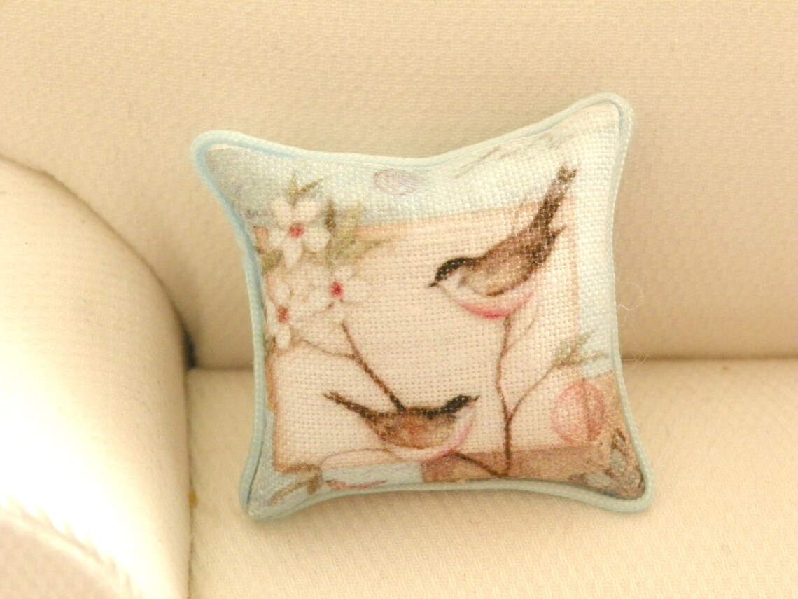 Dollhouse Miniatures Pillow - Etsy