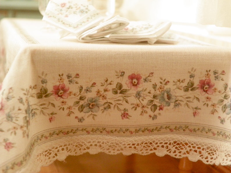 Miniature Dollhouse Tablecloth for the Kitchen Table/ 1/12 | Etsy