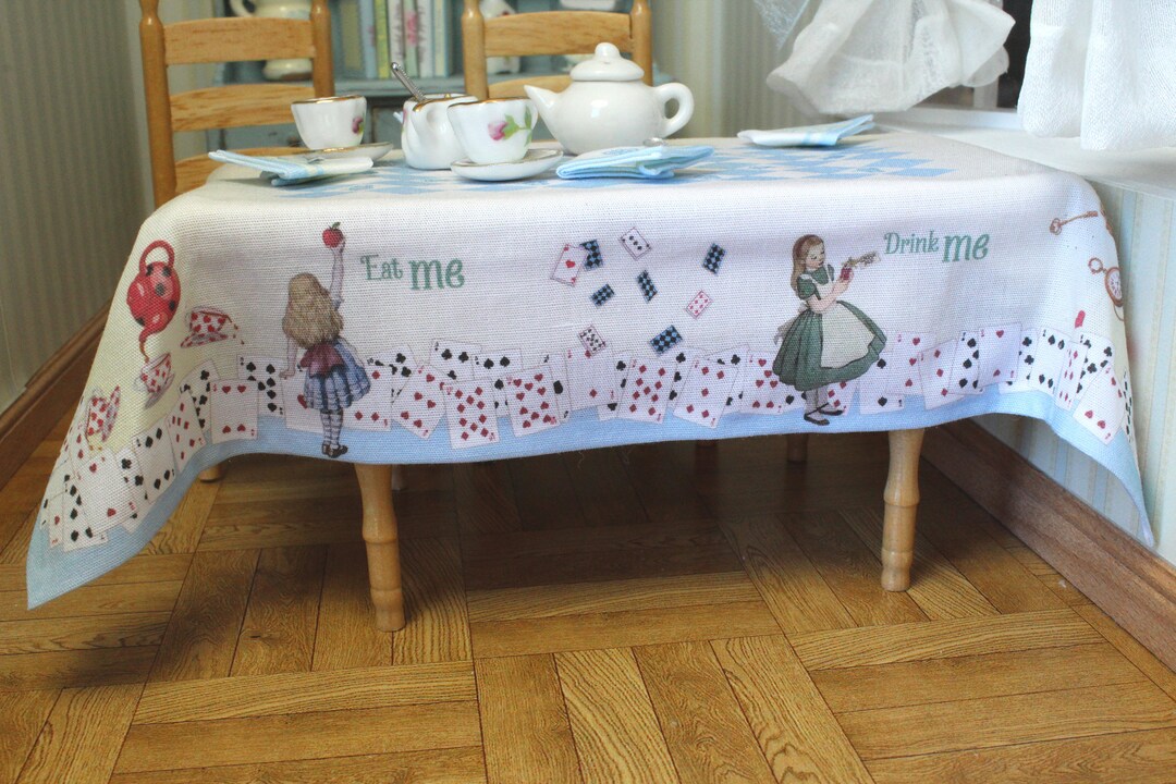 Miniature Dollhouse Tablecloth for the Kitchen Table/ 1/12 Scale - Etsy