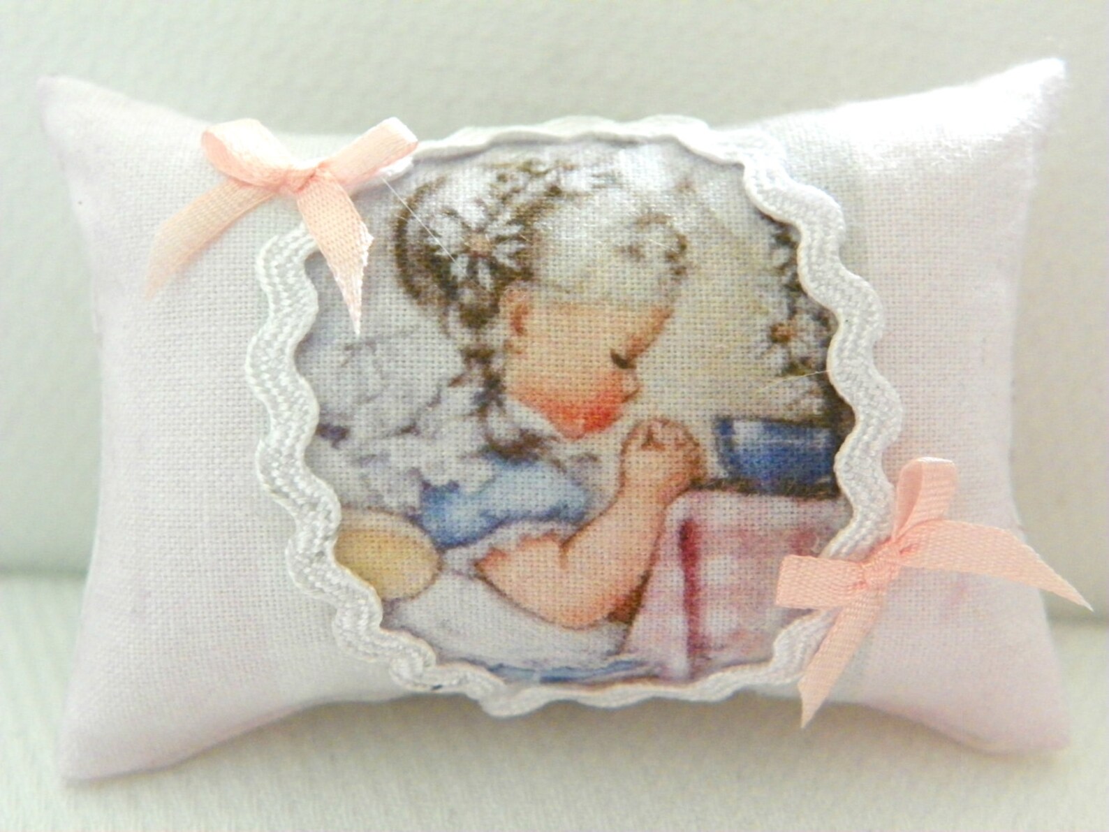 Dollhouse Shabby Chic Miniatures Pillow - Etsy