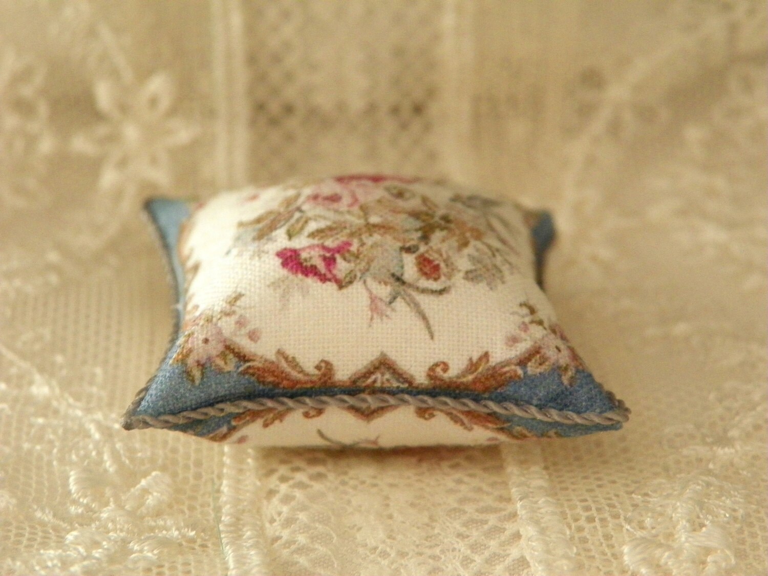 Dollhouse Miniatures Pillow - Etsy