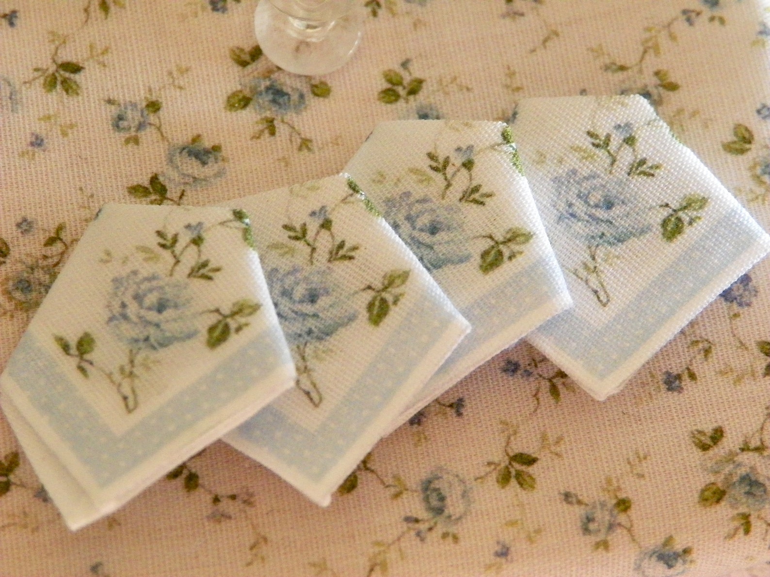 Miniature Dollhouse Tablecloth for the Kitchen Table/ 1/12 - Etsy