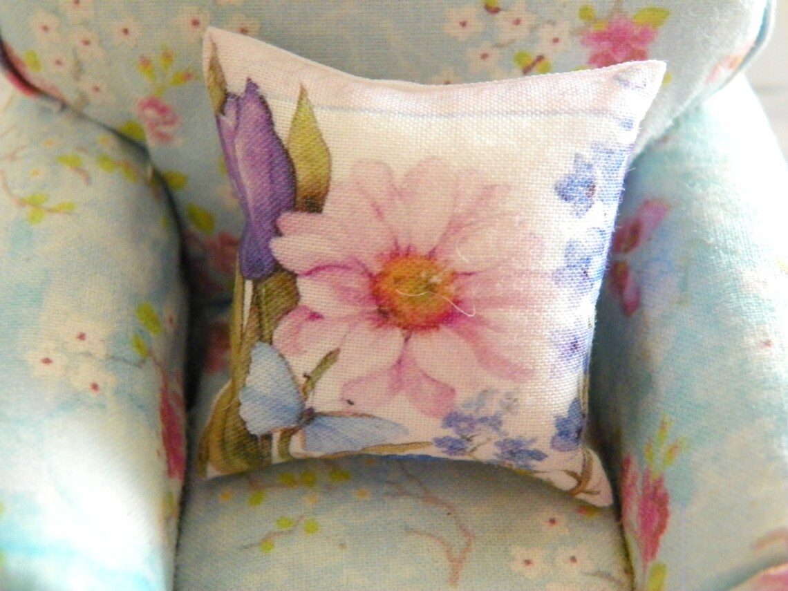Dollhouse Miniatures Pillow - Etsy
