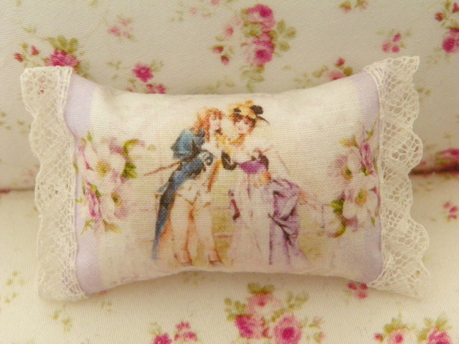 Dollhouse Miniatures Pillow - Etsy