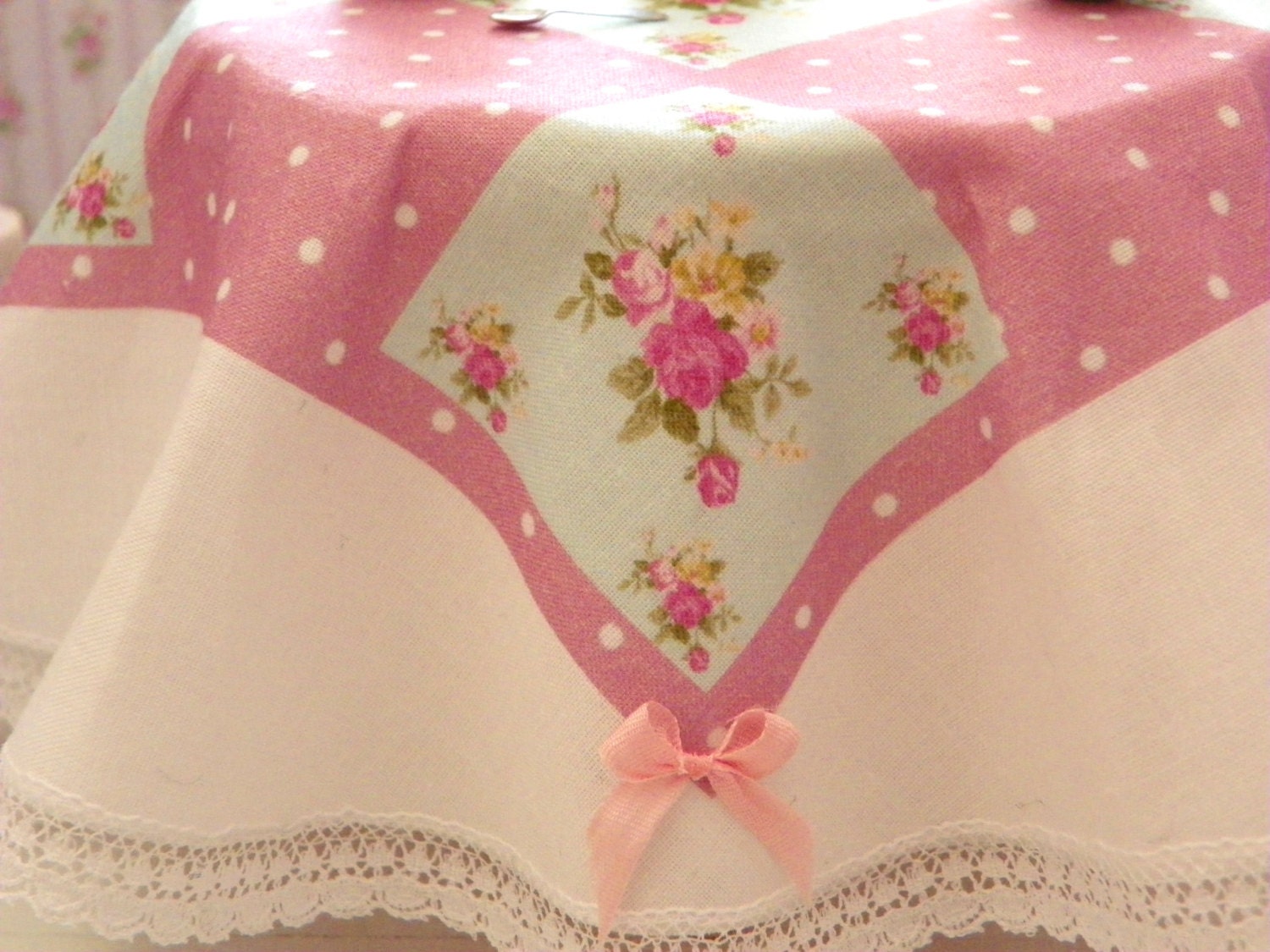 Miniature Dollhouse Tablecloth for the Kitchen Table/ 1/12 - Etsy