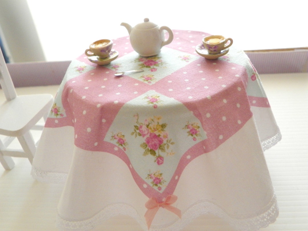 Miniature Dollhouse Tablecloth for the Kitchen Table/ 1/12 Scale - Etsy