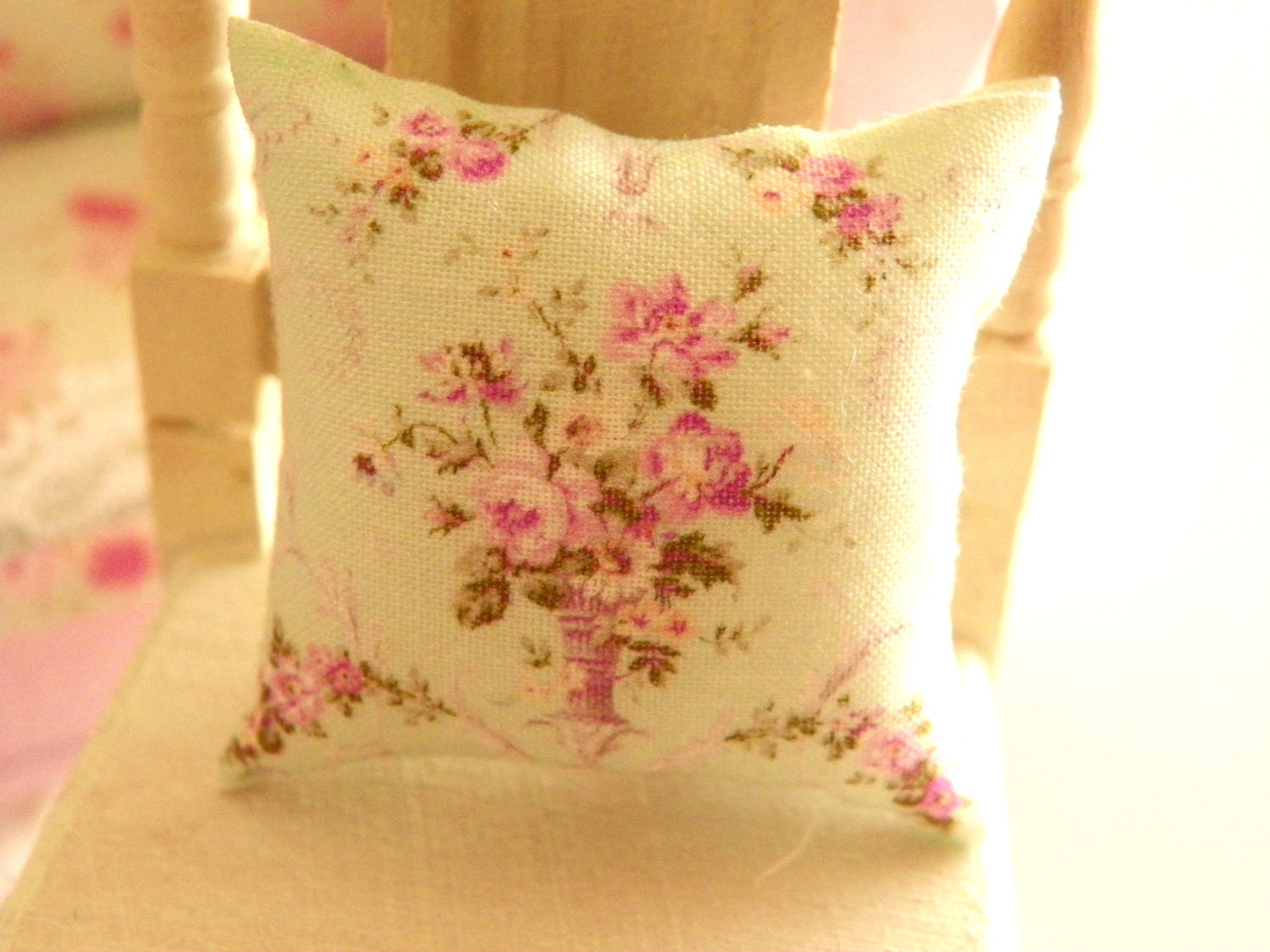 Dollhouse Miniatures Pillow - Etsy
