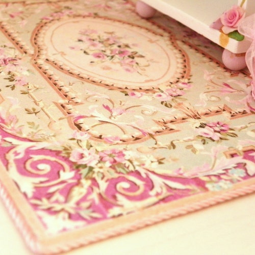 Dollhouse Miniatures Rug KIT. Doll House Rug for 1:12 Scale - Etsy