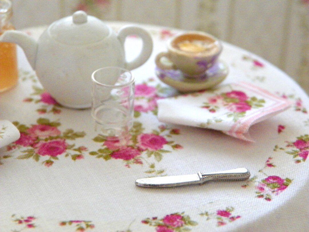 Miniature Dollhouse Tablecloth for the Kitchen Table/ 1/12 Scale - Etsy