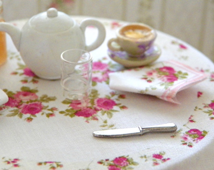 Miniature Dollhouse Tablecloth for the Kitchen Table/ 1/12 Scale - Etsy
