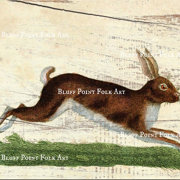 Running Rabbit - Etsy