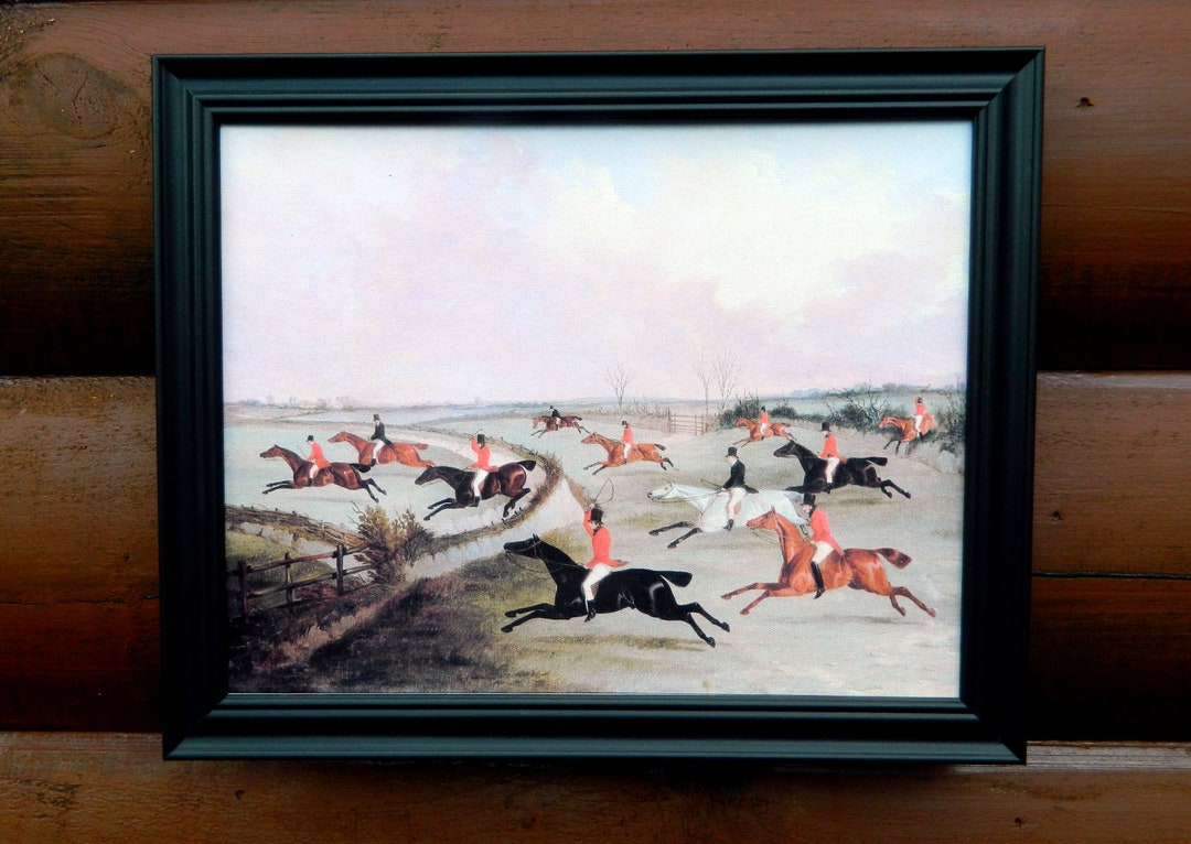 Vintage Fox Hunting Scene Digital Download - Etsy