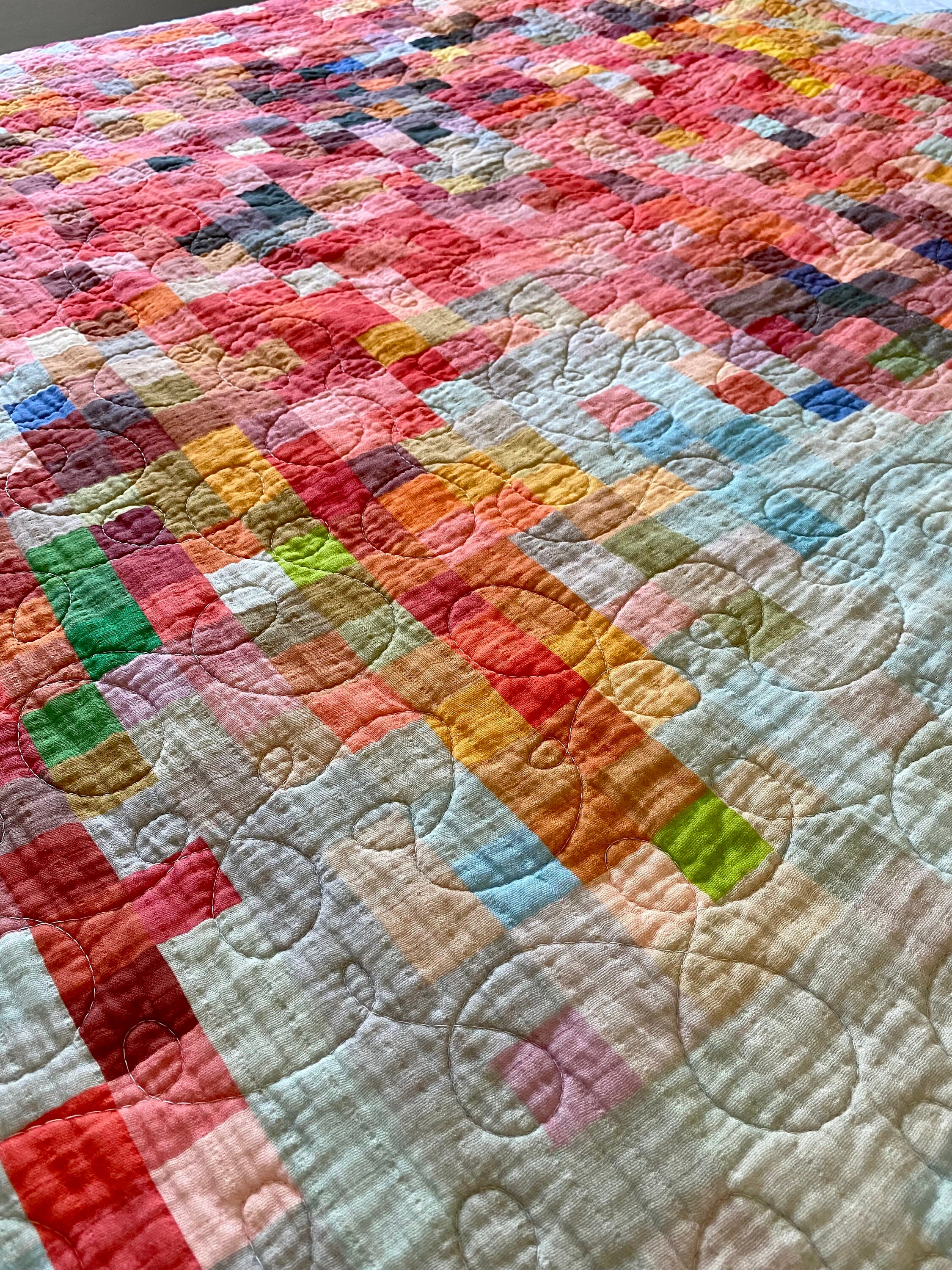 Handmade Mid Century Modern Quilt Midcentury Minimalist Whole | Etsy