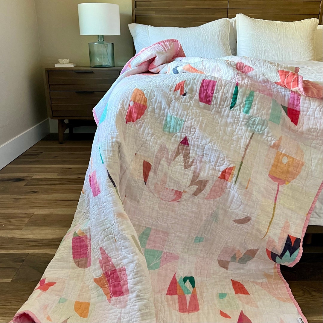 Handmade Midcentury Modern Quilt Minimalist - Etsy